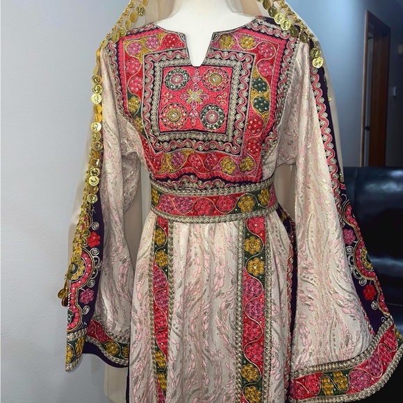 Dresses | Roses Embroidered Thoub Elegant Palestinian Dress | Poshmark